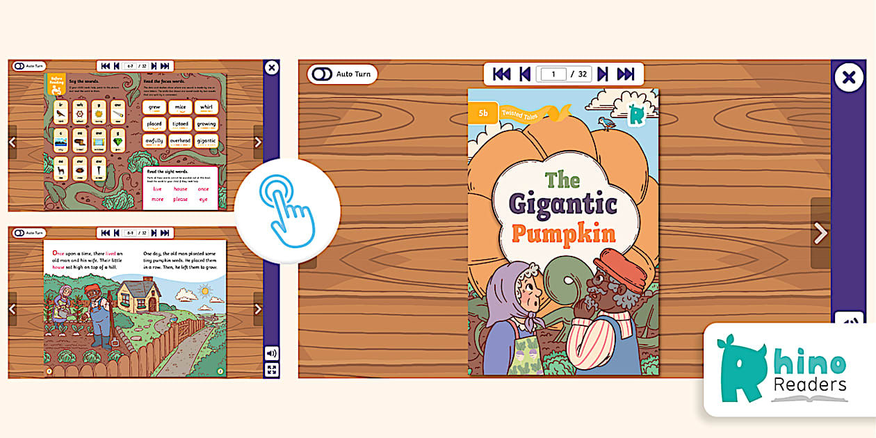 Level 5b Decodable Readers: The Gigantic Pumpkin - Twinkl