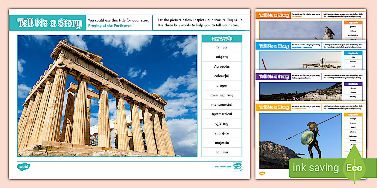KS2 Tell Me an Ancient Greek Story Inspiration Activity Pack