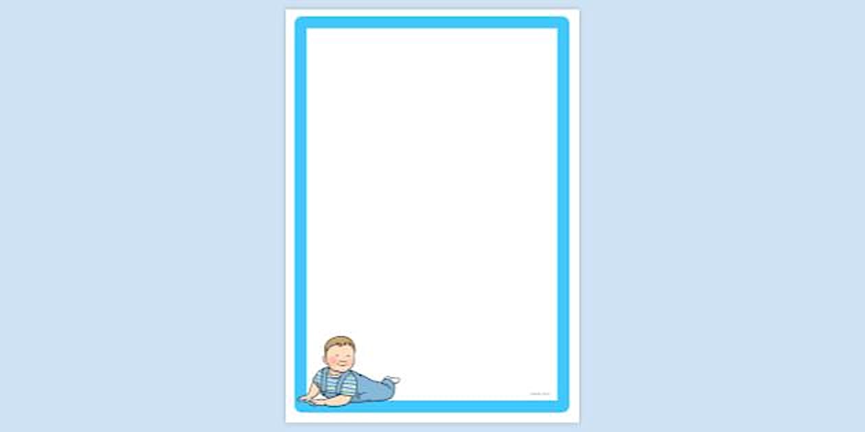 Baby Page Border | Page Borders | Twinkl (Teacher-Made)