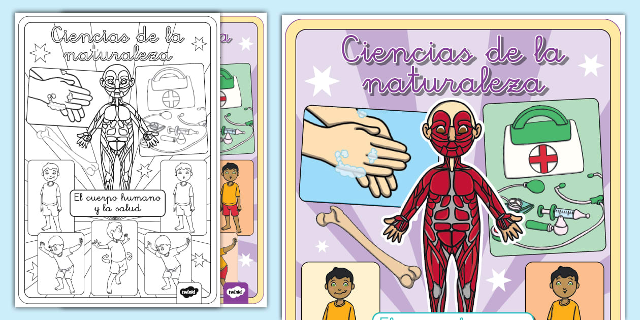 Portada de cuaderno: Ciencias de la naturaleza - El cuerpo humano y la ...