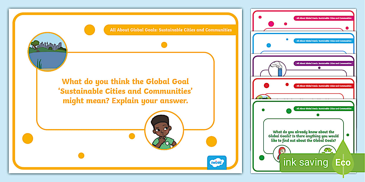 UN Global Goals - Sustainable Cities & Communities Resource