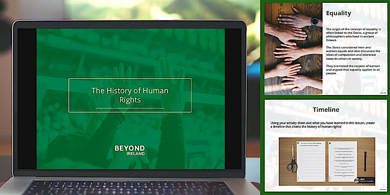 The History of Human Rights PowerPoint (teacher made)