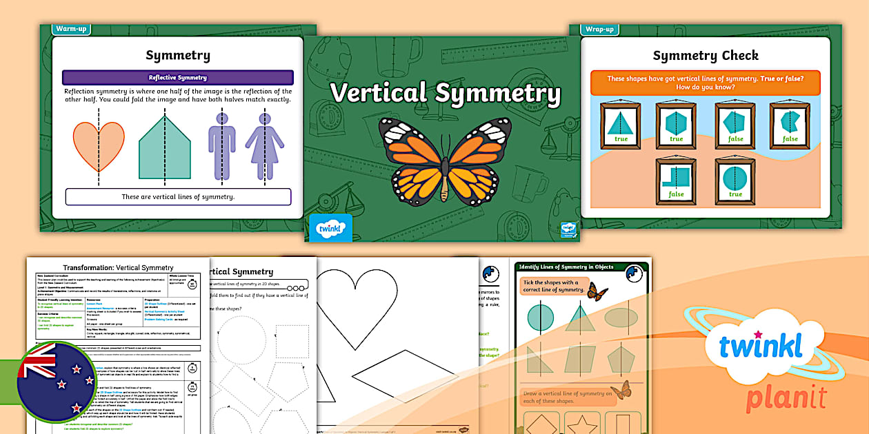 Level 1 Transformation: Identify Lines of Symmetry Lesson 1