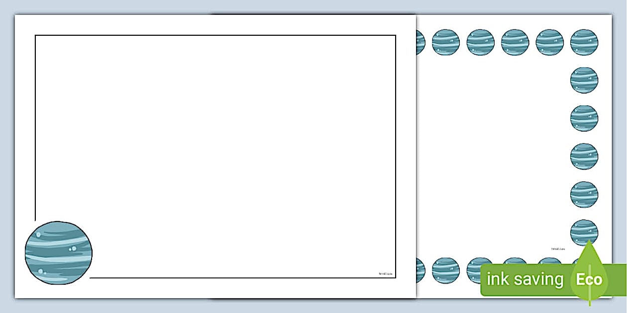 Mercury Landscape Page Borders- Landscape Page Borders