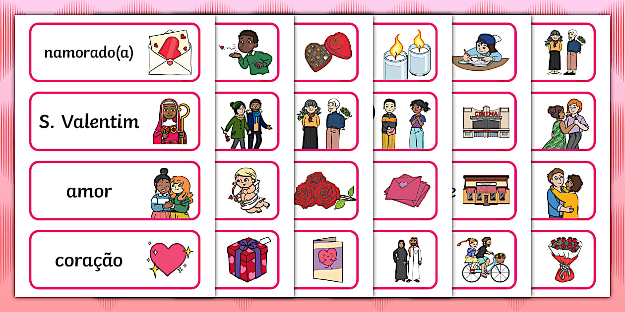 Cartões Dia de São Valentim