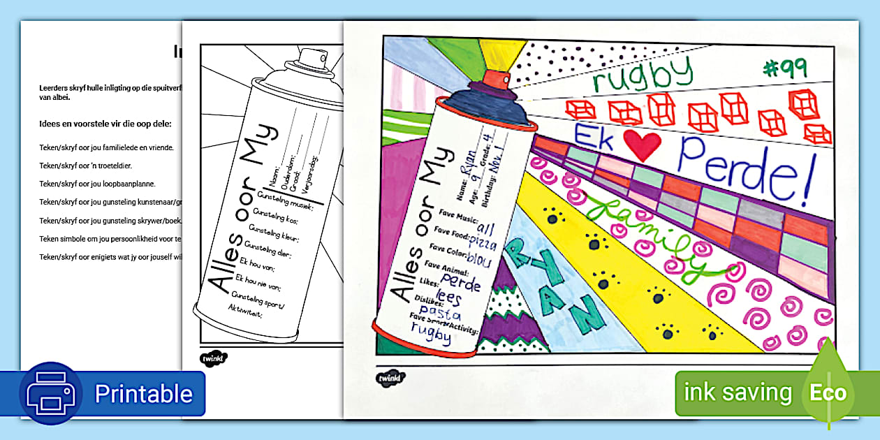 Alles oor My Graffiti! (teacher made) - Twinkl