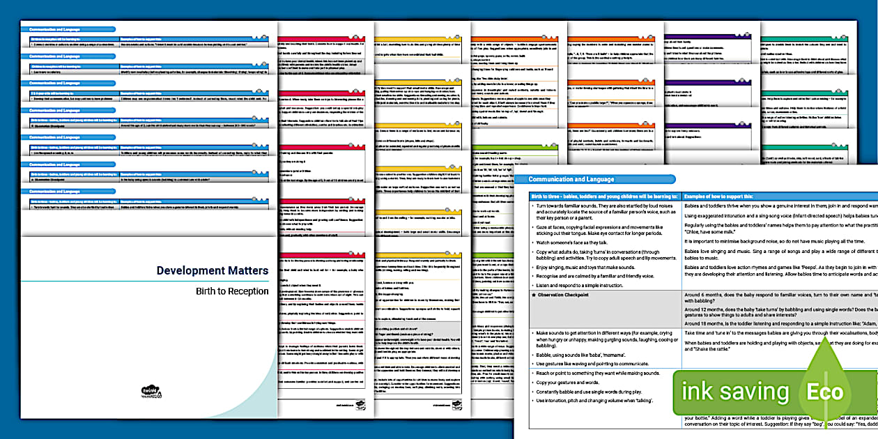 Early Years Development - New Development Matters 2020/2021