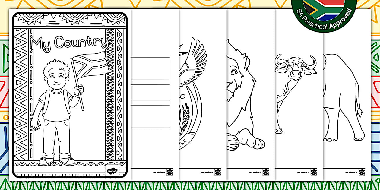 My Country: Colouring Sheet - Twinkl