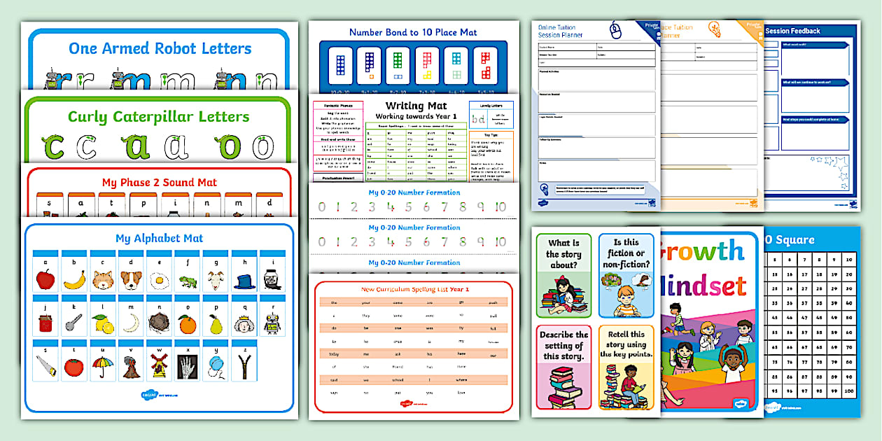 Tutoring Essentials for Year 1 Resource Pack - Twinkl
