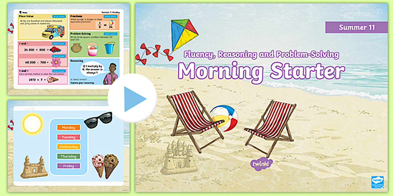 Year 5 Maths Summer Morning Starter PowerPoint 11 - Twinkl