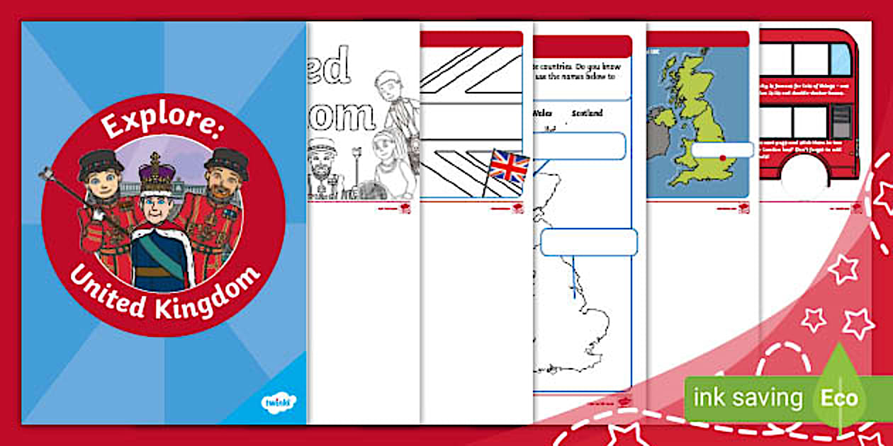 Explore: United Kingdom Activity Booklet
