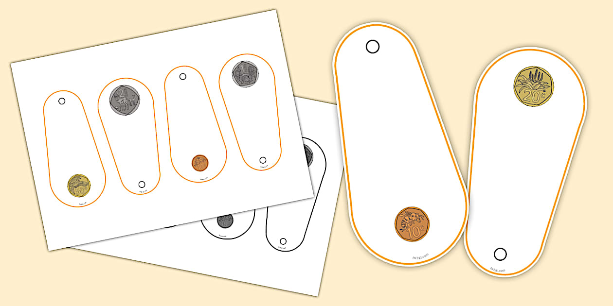 South African Coins Number Fan