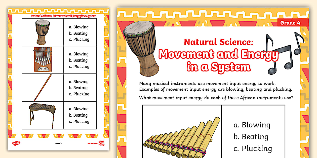 Grade 4 Natural Science: Movement Energy: Musical Instruments
