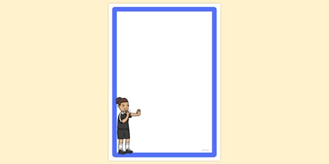 Referee Page Border | Page Borders | Twinkl Resources