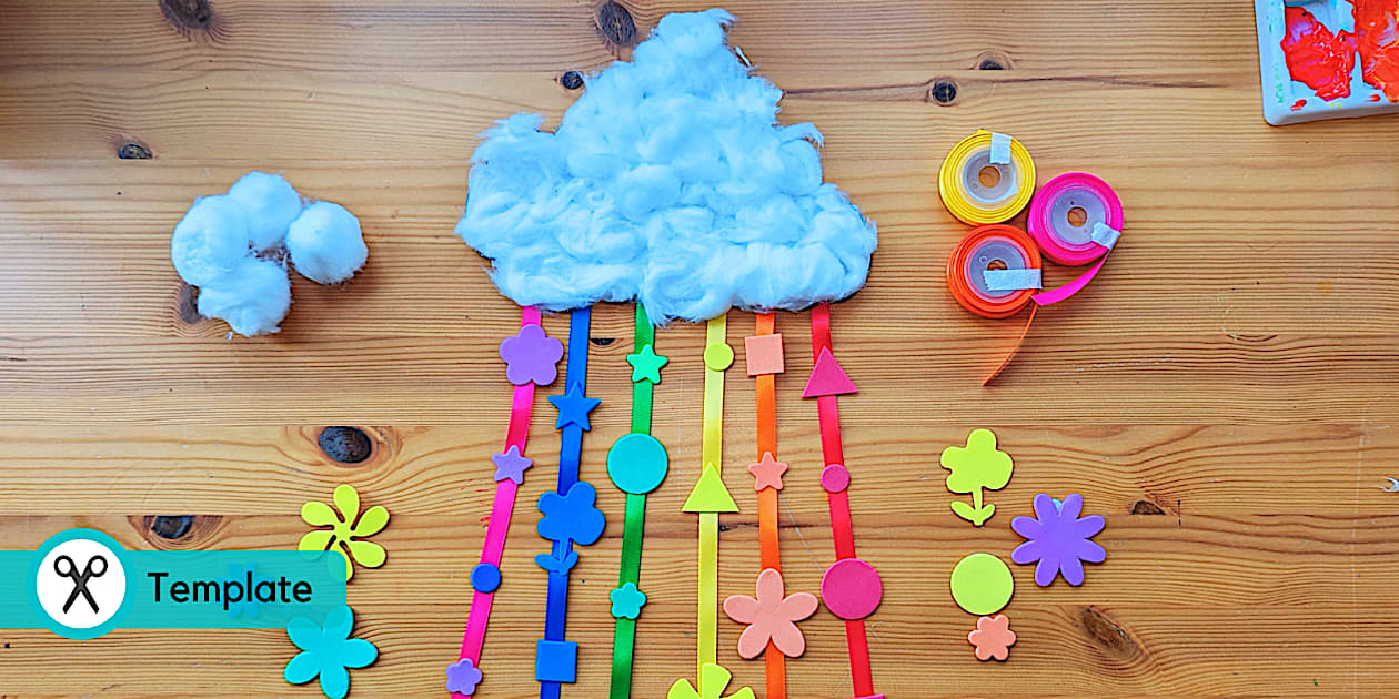 Rainbow Colour Matching Collage | Preschool Craft - Twinkl