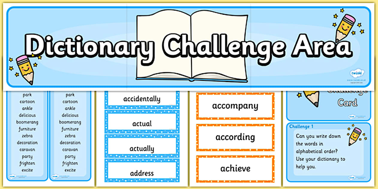 Use First 3 4 Letters in a Word to Check in Dictionary Teaching