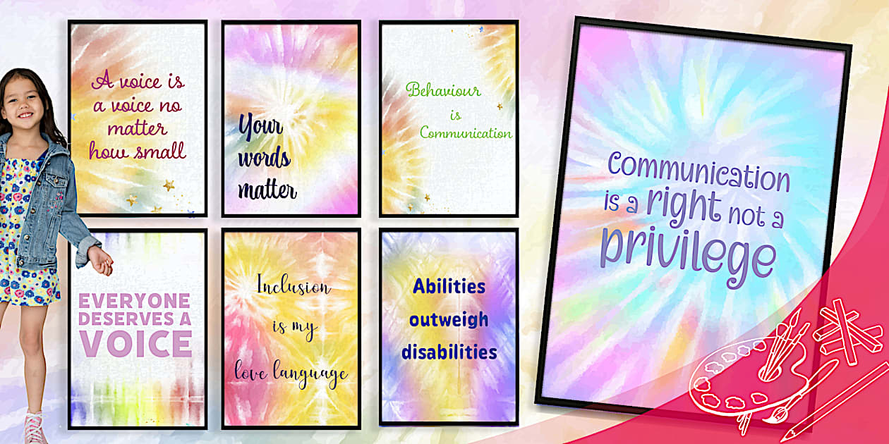 Speech-Language Pathology Inspirational Quotes Posters Pack