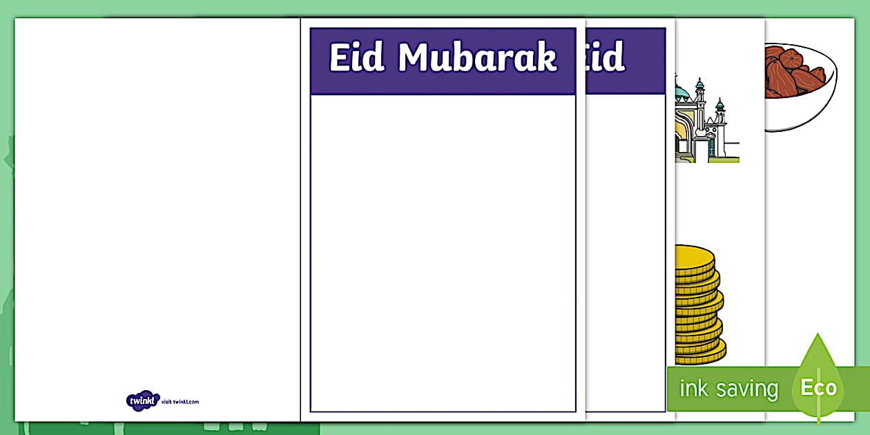 Make Your Own Eid Card | Eid Card Designs for Children