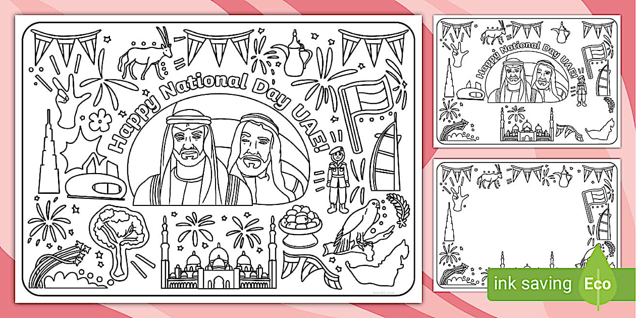 National Day Doodle Colouring Sheet (teacher made) - Twinkl