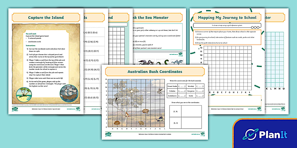 Grid Reference Systems Home Learning Tasks (Teacher-Made)