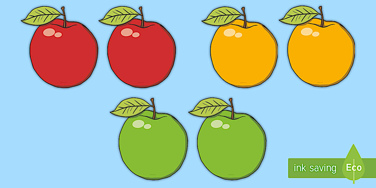 👉 Editable Green Apples (teacher made) - Twinkl