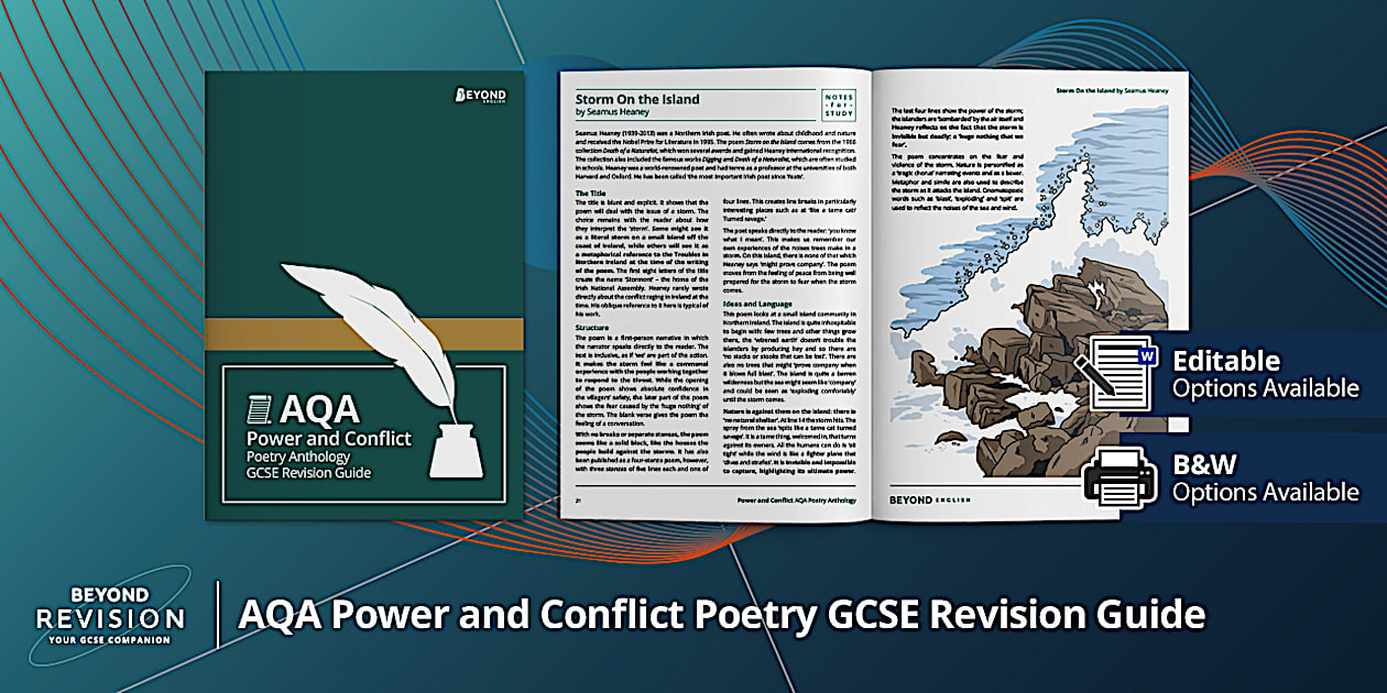 AQA Power and Conflict Poetry GCSE Revision Guide | Beyond