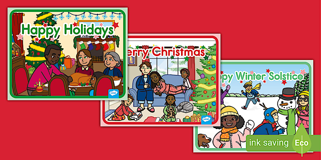Christmas in Canada Display Poster - Grades K-3
