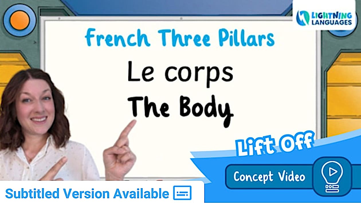 👉 Lightning Languages | French | The Body Three Pillars Concept Video