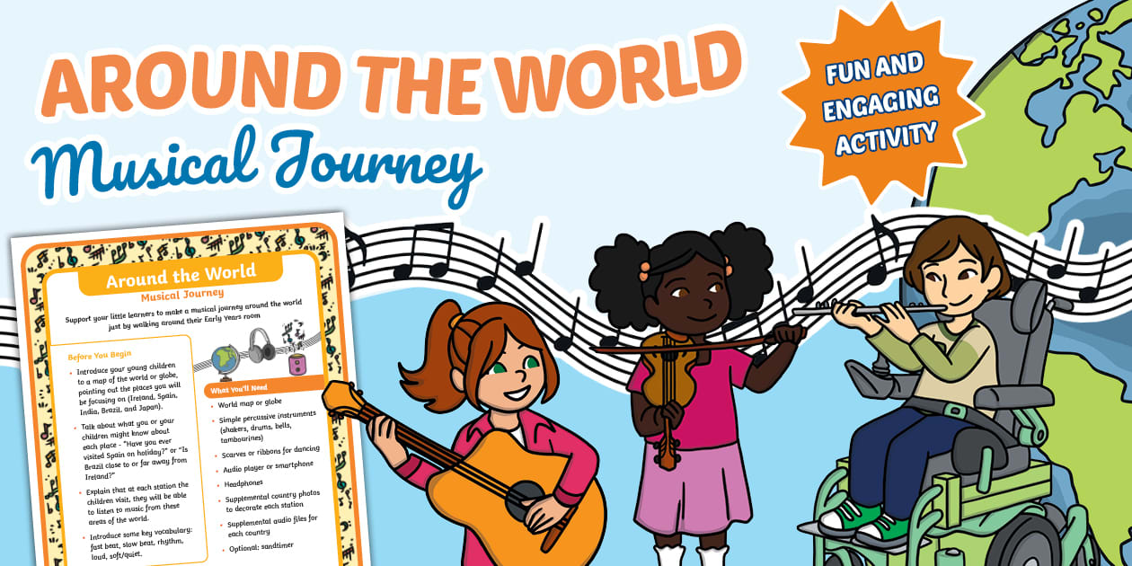 Around the World Musical Journey for Preschool