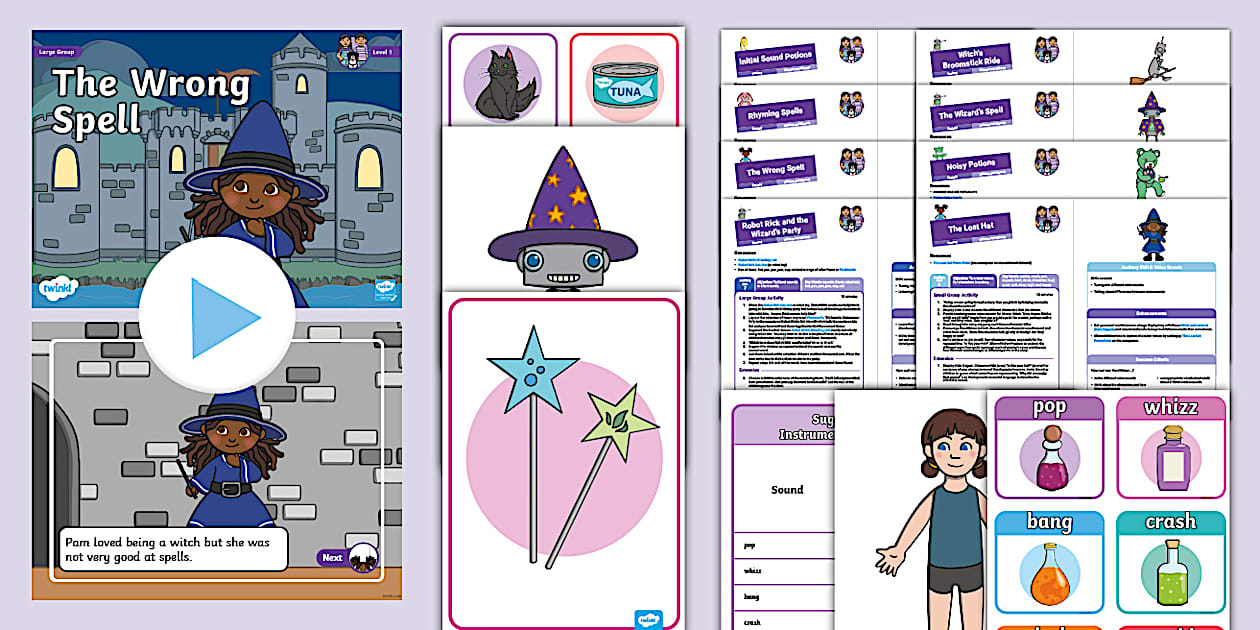 Level 1 Week 36 - Witches and Wizards Weekly Lesson Pack