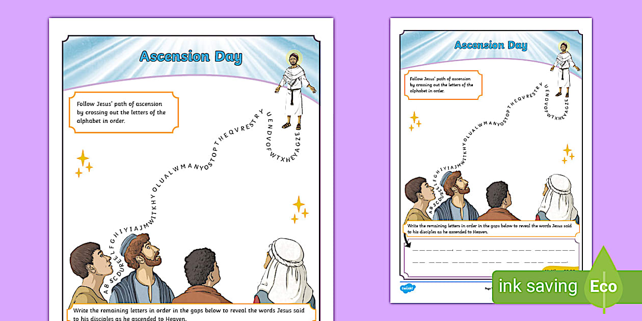 Ascension Day KS2 Activity (teacher made) - Twinkl