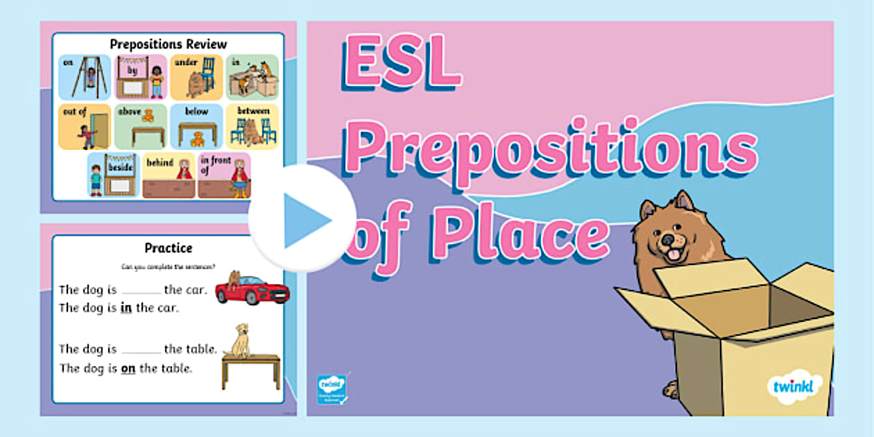 FREE! - Twinkl x ClassPoint Prepositions of Place - Twinkl