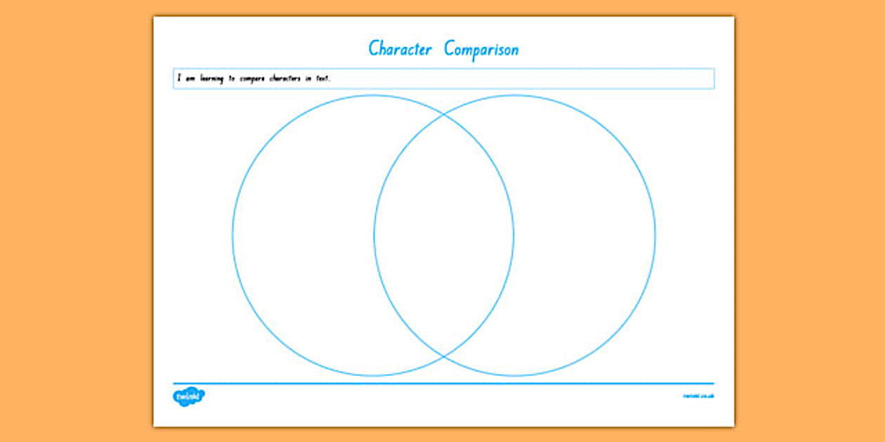 Character Comparison Venn Diagram Worksheet / Worksheet, worksheet