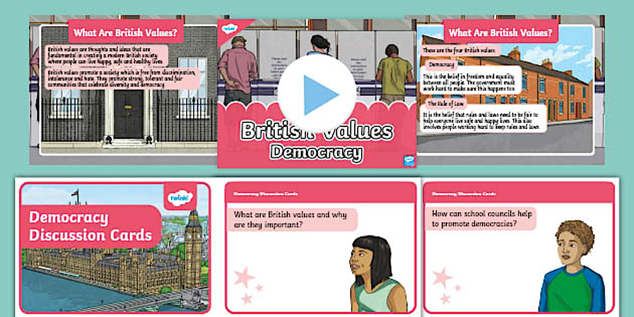 British Values: Democracy KS2 PowerPoint and Discussion Pack