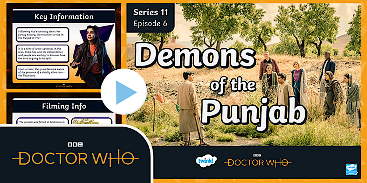 FREE! - Doctor Who PowerPoint | Demons of the Punjab | BBC | S11 E6