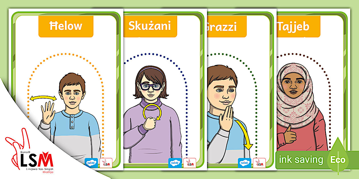 Il-Lingwa tas-Sinjali Maltija l Kartelluni: Is-Sinjali Soċjali