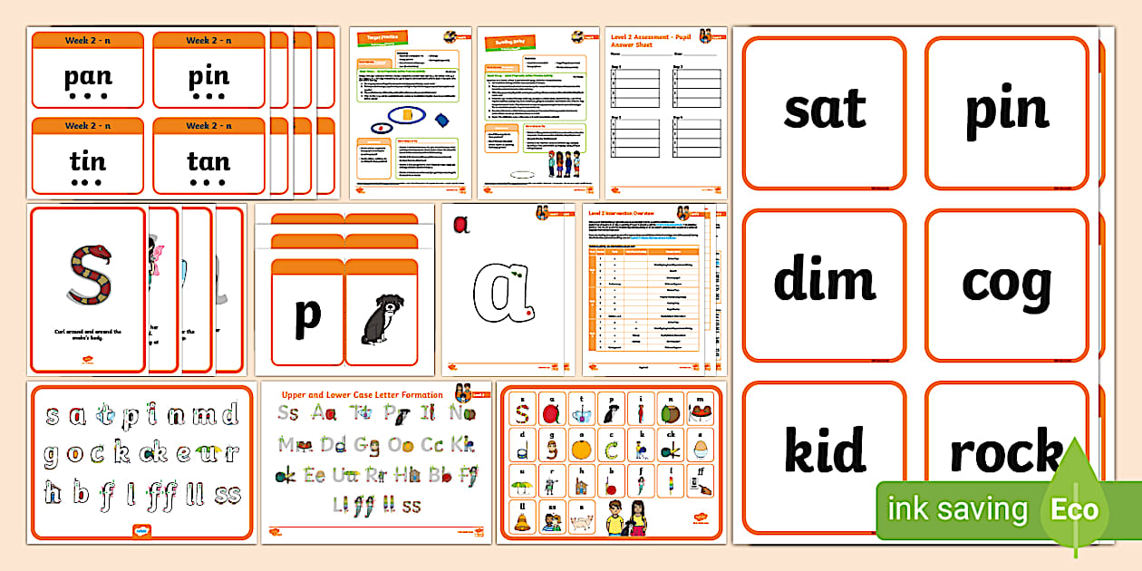 Level 2 Intervention Supporting Resources Pack - Twinkl