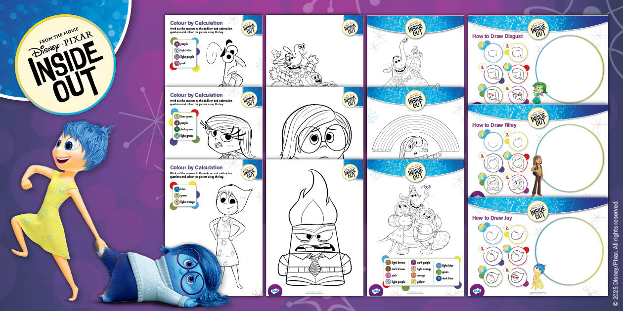 Inside Out: Colouring & Drawing Pack (teacher made) - Twinkl