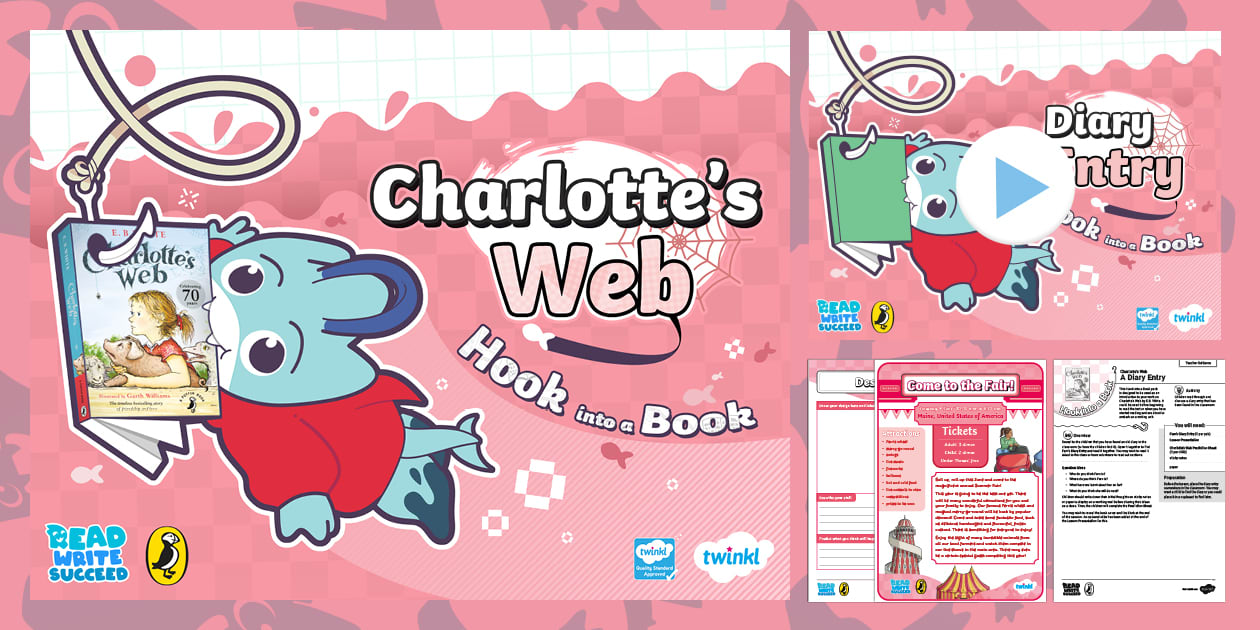 FREE! - Charlotte's Web Hook Into a Book Inspiration Pack [LKS2]