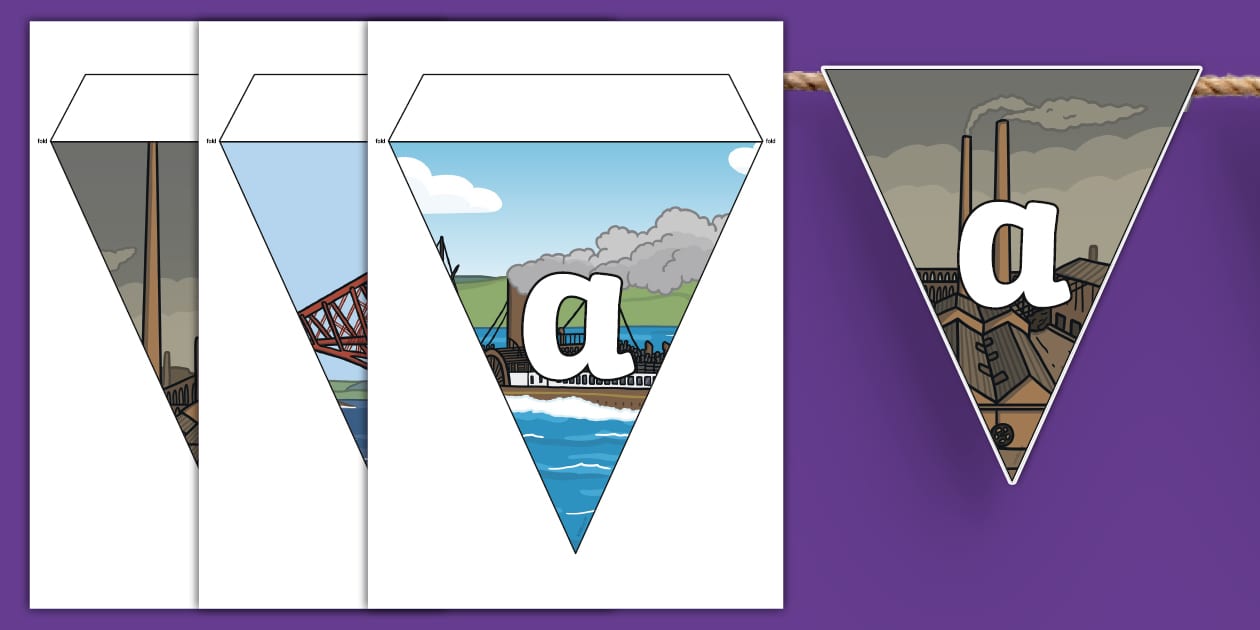 Victorian Scotland Display Bunting - Twinkl