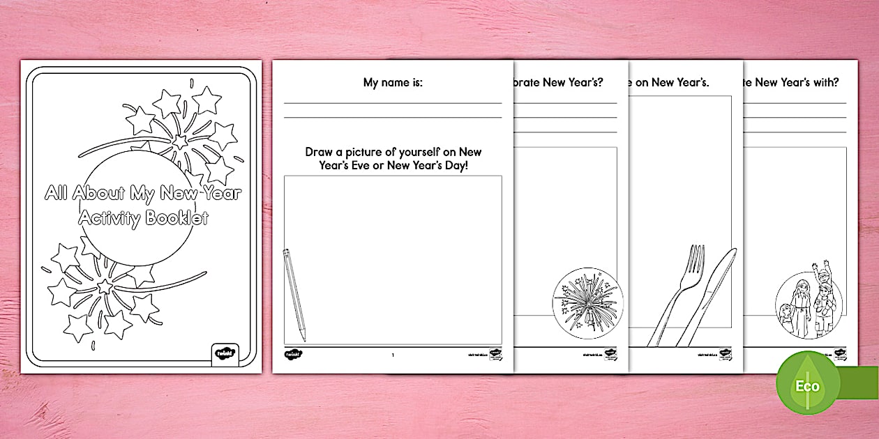 All About My New Year Activity Booklet (teacher made)