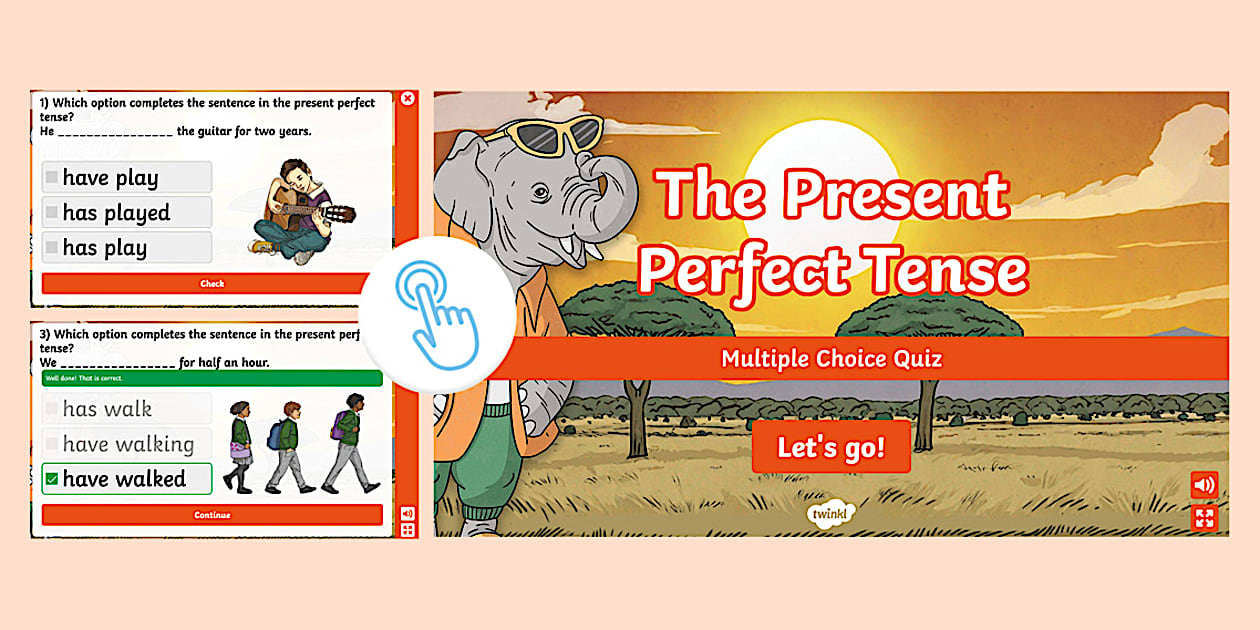 The Present Perfect Tense KS2 English Multiple Choice Quiz