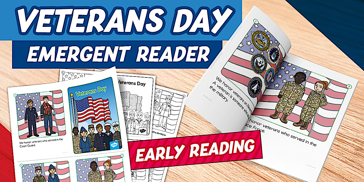 Veterans Day Emergent Reader | Military | Informational Text