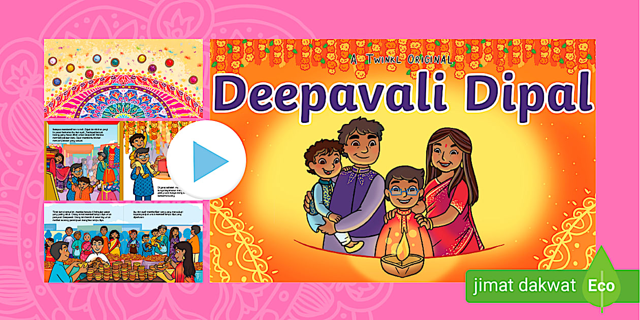 Sambutan Deepavali - Cerita Deepavali Dipal PowerPoint