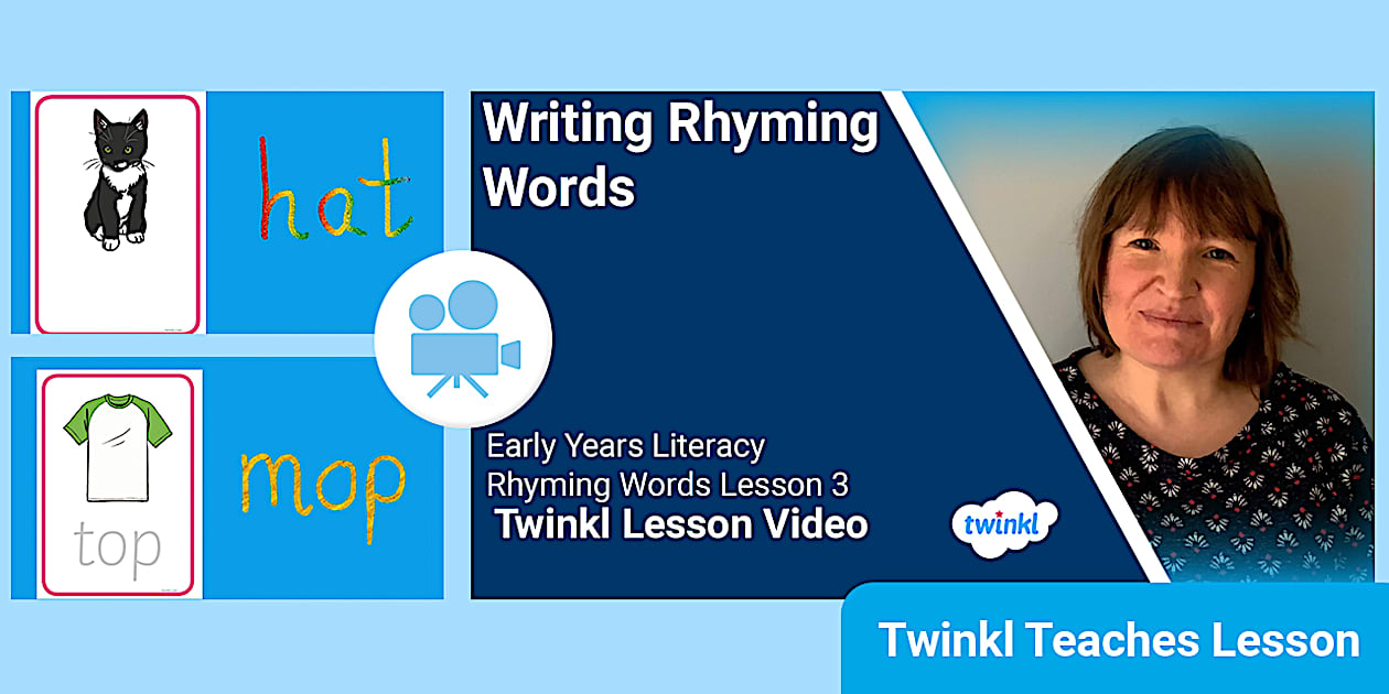 Rhyming Words Video Lesson 3 | Early Years Literacy Tutorial