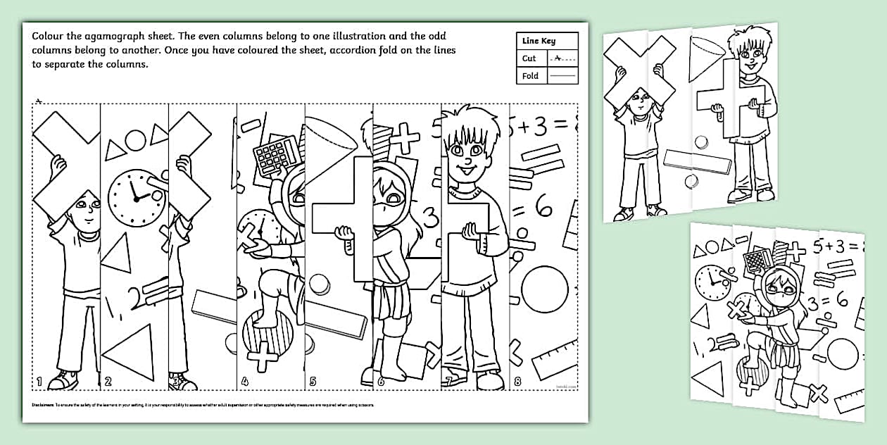 Maths Symbols Agamograph - Twinkl Maths - Twinkl