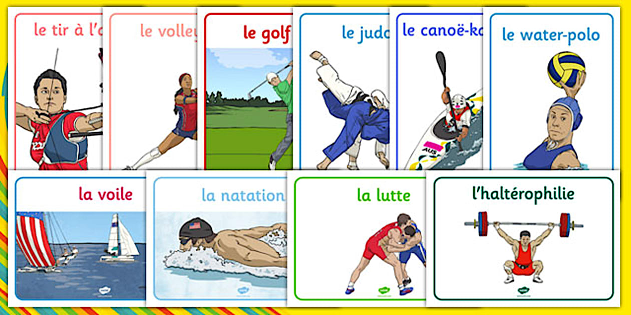 Posters : Les sports des jeux d'été (Teacher-Made)