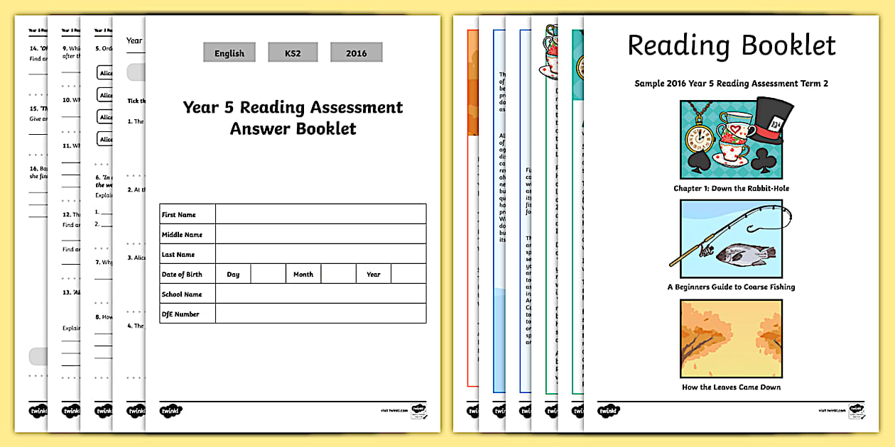 Year 5 Term 2 Reading Assessment Pack (teacher made)