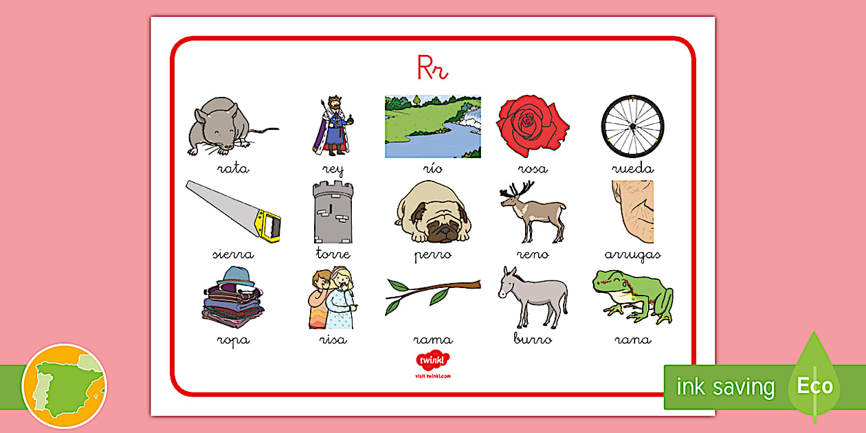 Tapiz de lecto: La letra RR (teacher made) - Twinkl