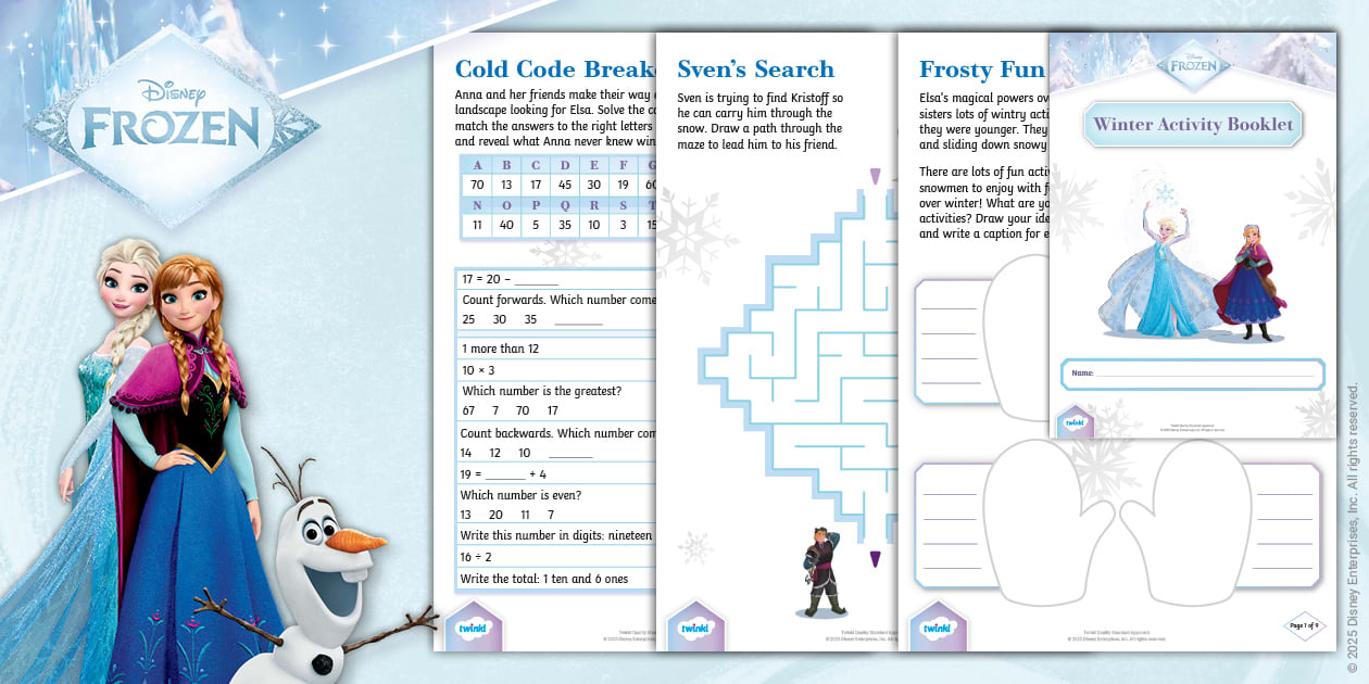 Frozen: Winter Activity Booklet